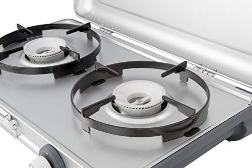 Campingaz, Portable Two Burner Gas Cooker, Outdoor Grill, White
