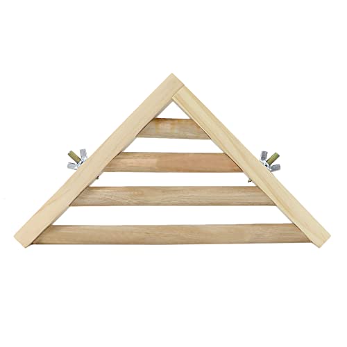 Litewoo Bird Perch Corner Platform Stand Shelf for Birds Budgie Parakeet Cockatiel Conure Cockatoo(Ladder)