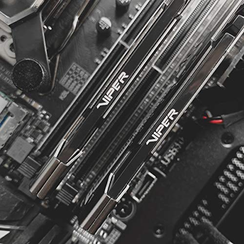 Patriot Viper Steel DDR4 RAM 16GB (2X8GB) 4400MHz CL19 UDIMM Desktop Gaming Memory Kit - PVS416G440C9K