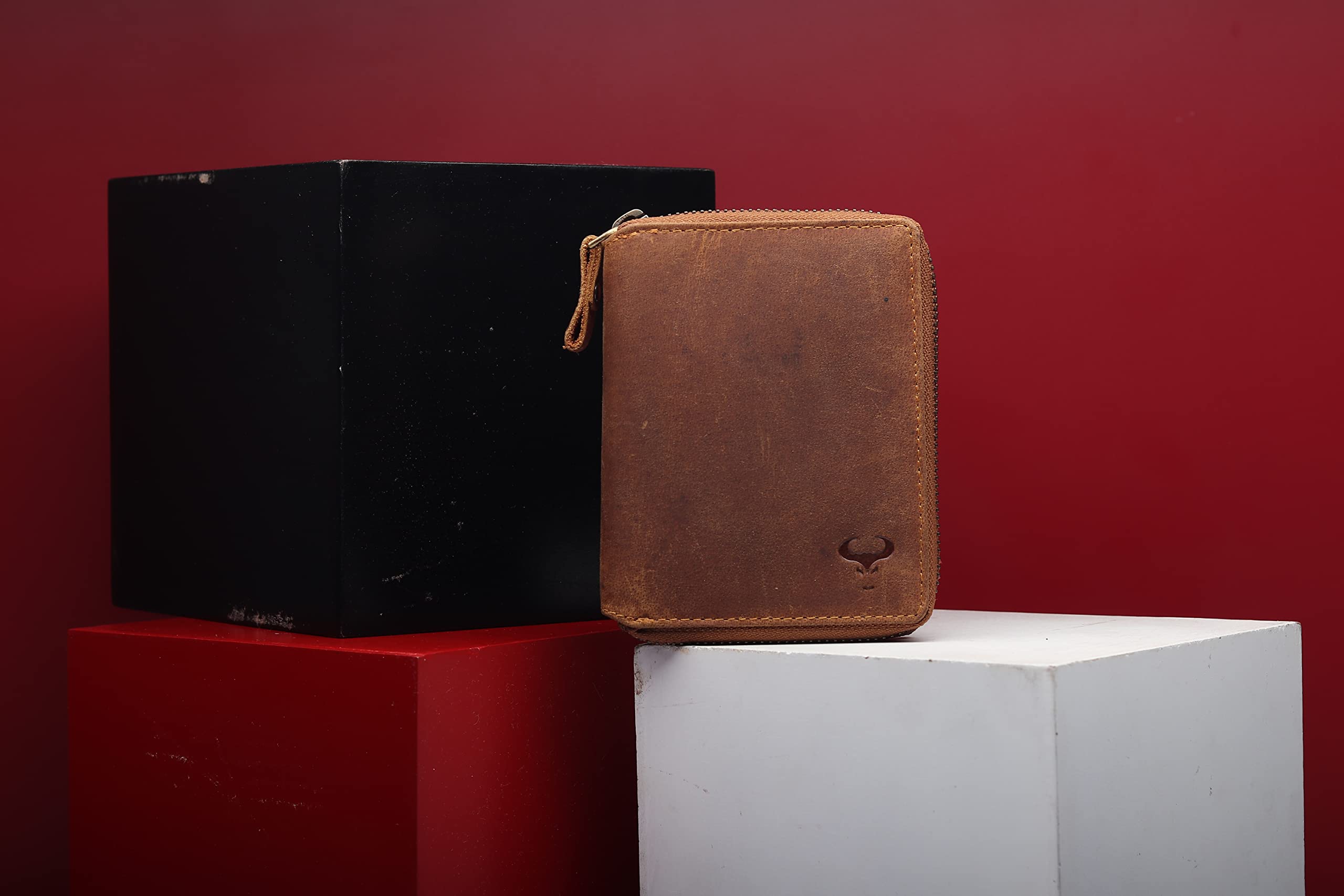 ALPHAHIDE Genuine Leather Wallet for Women - RFID Blocking Ladies Wallet - Zip-Around Ladies Purse - Credit Card Holder - Coin Pocket