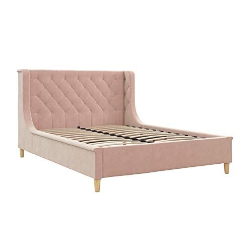 Little Seeds Monarch Hill Ambrosia Pink Full Size Upholstered Bed,