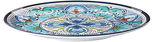 Certified International Talavera 14" Melamine Round Platter, Multicolor