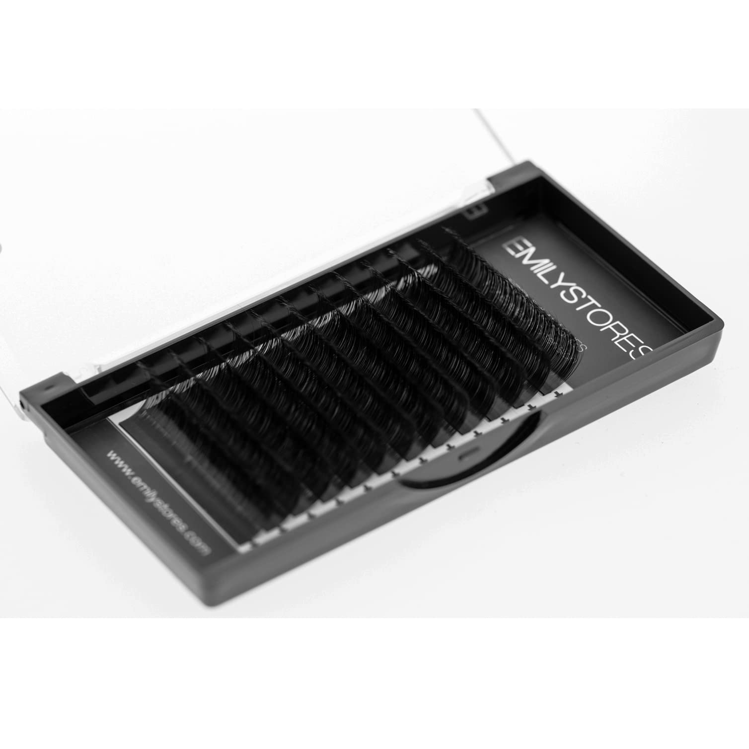 EMILYSTORES Eyelash Extensions 0.20mm Thickness D Curl Length 12mm Individual Eye Lashes Single Size For Lash Extension (0.20,D,12mm)