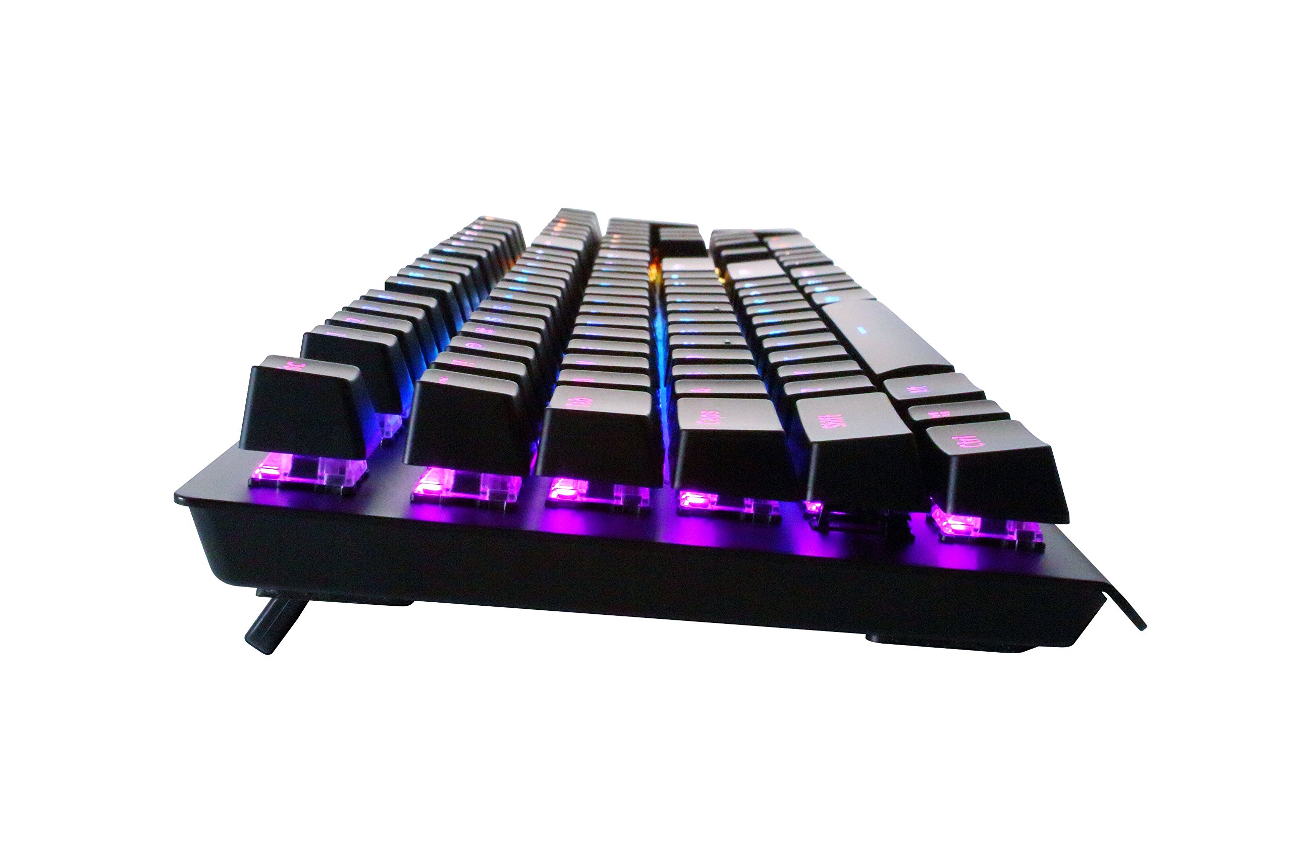Gram SE Spectrum G11UXL Blue Optical Switch Single Individual Per Key Full Color RGB LED Backlit Illuminated Mechanical Black Gaming Spill Resistant Keyboard TS-G11UXL B (BL)