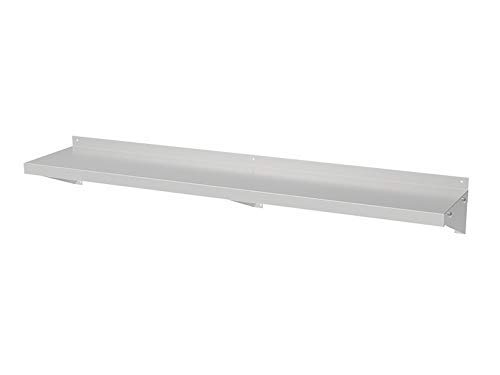 Sunrise Commercial 430 Stainless Steel Kitchen Wall Shelf, NSF Certificated, Wall Mounted, Solid Shelving for Restaurants, Bars & Hotels (12" x 60")