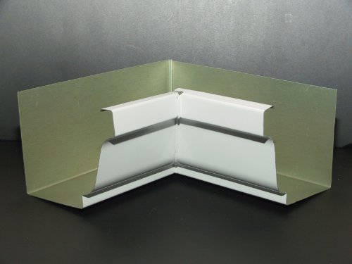6" Inside Miter Professional brand heavy gauge aluminum, Gutter Corner, Mitre (6-inch, Brown)