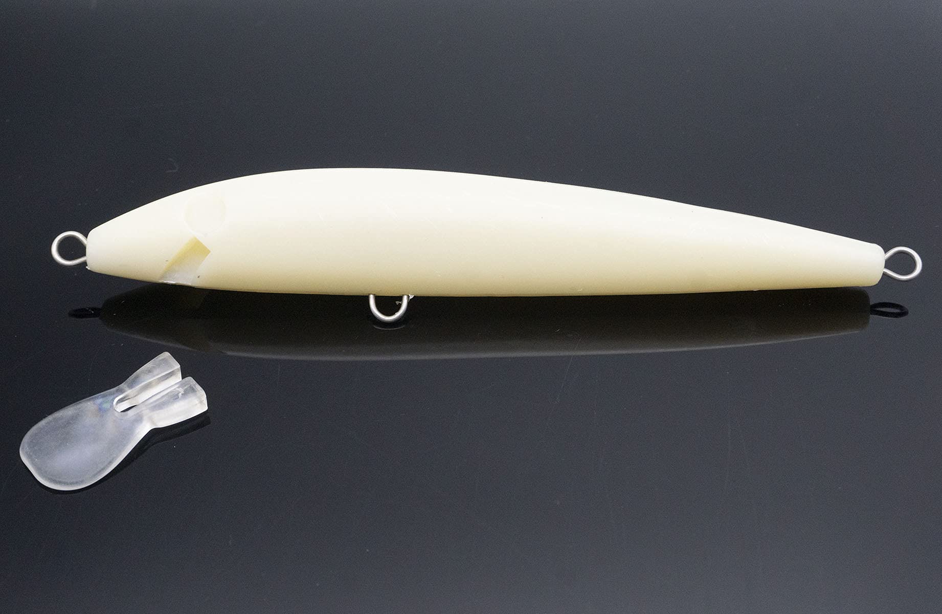 5PCS Unpainted Lure Blanks 27.17g 17.6cm with 8mm Free Fishing Eye Crankbait Baits Simulation Blank Body Clear Hard Baits Trout Salmon Minnow Lure Popper Lures Topwater Freshwater 8mm 193