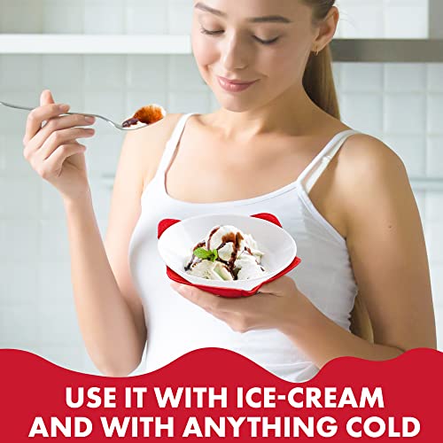 Microwave Bowl Huggers Warmers for Food Microfiber Heat Resistant Food Warmer Set Microwave Safe Handle Hot and Cold Bowls Holder Without Burning Your Hands Set of 4 Microwave Bowl Huggers