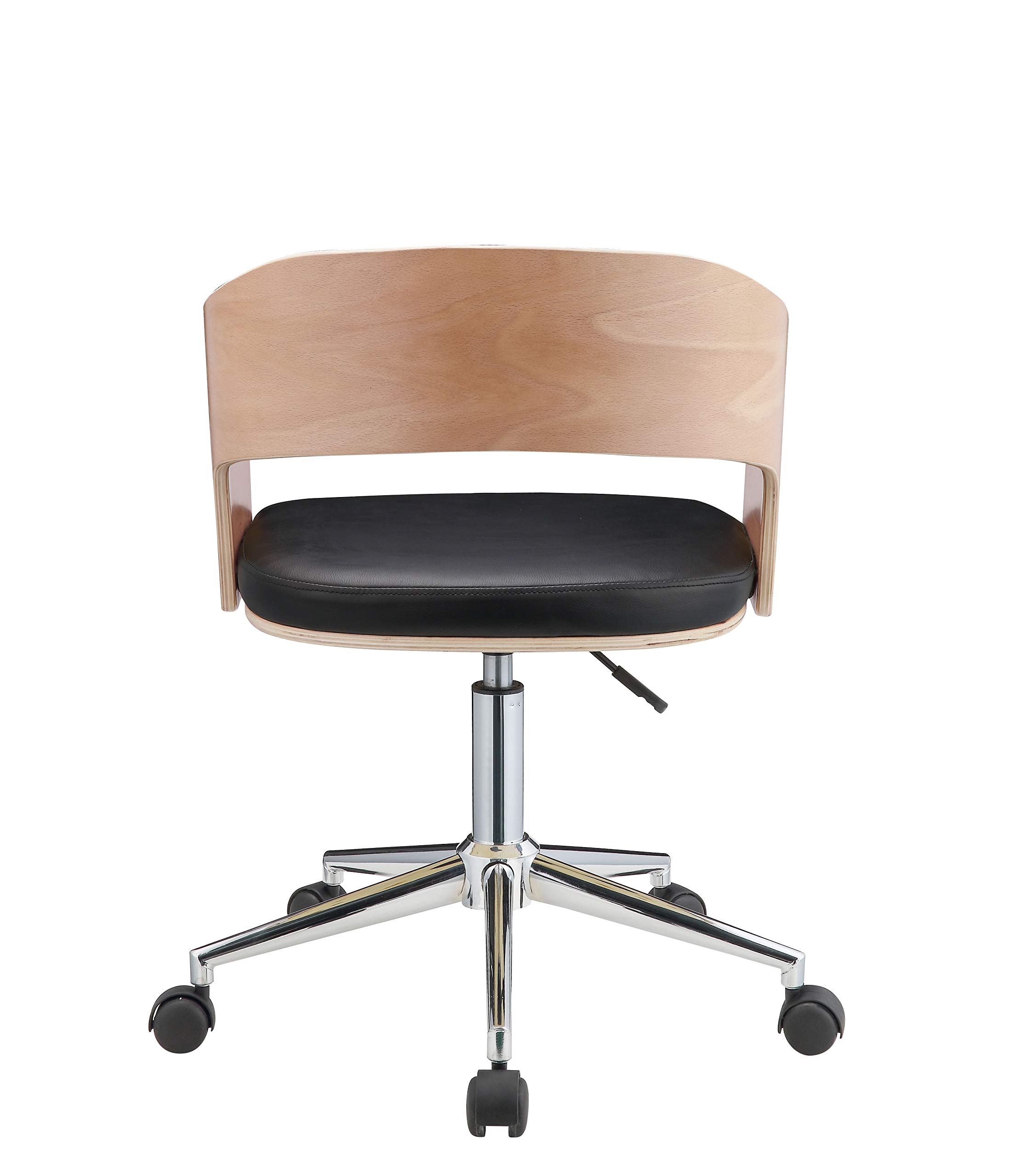 Acme Furniture Yoshiko Office Chair, Black and Beech