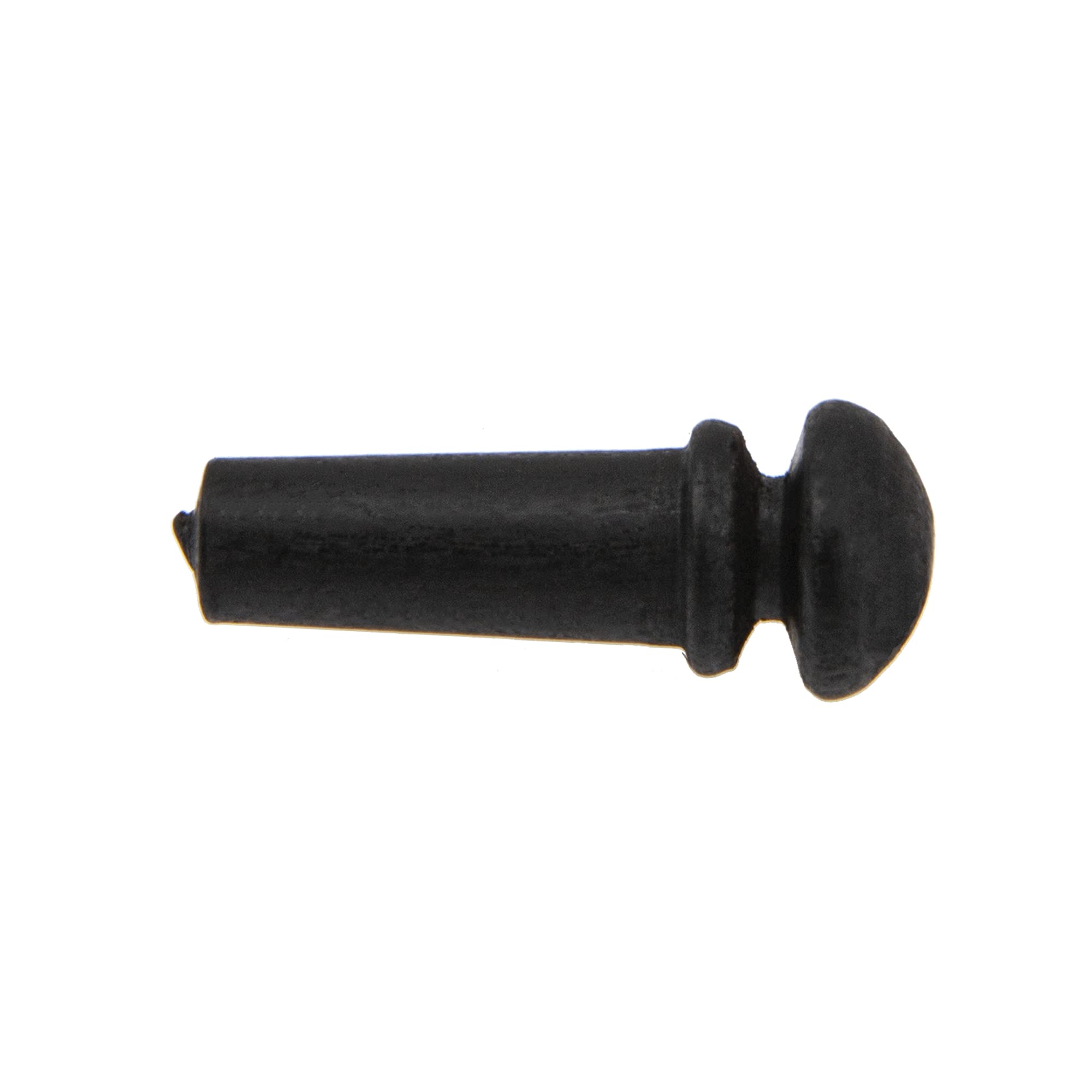 5Pcs Yootones Slotted Acoustic Guitar Ebony End Pins Endpin Compatible with Taylor Martin Guitar Parts (Black)