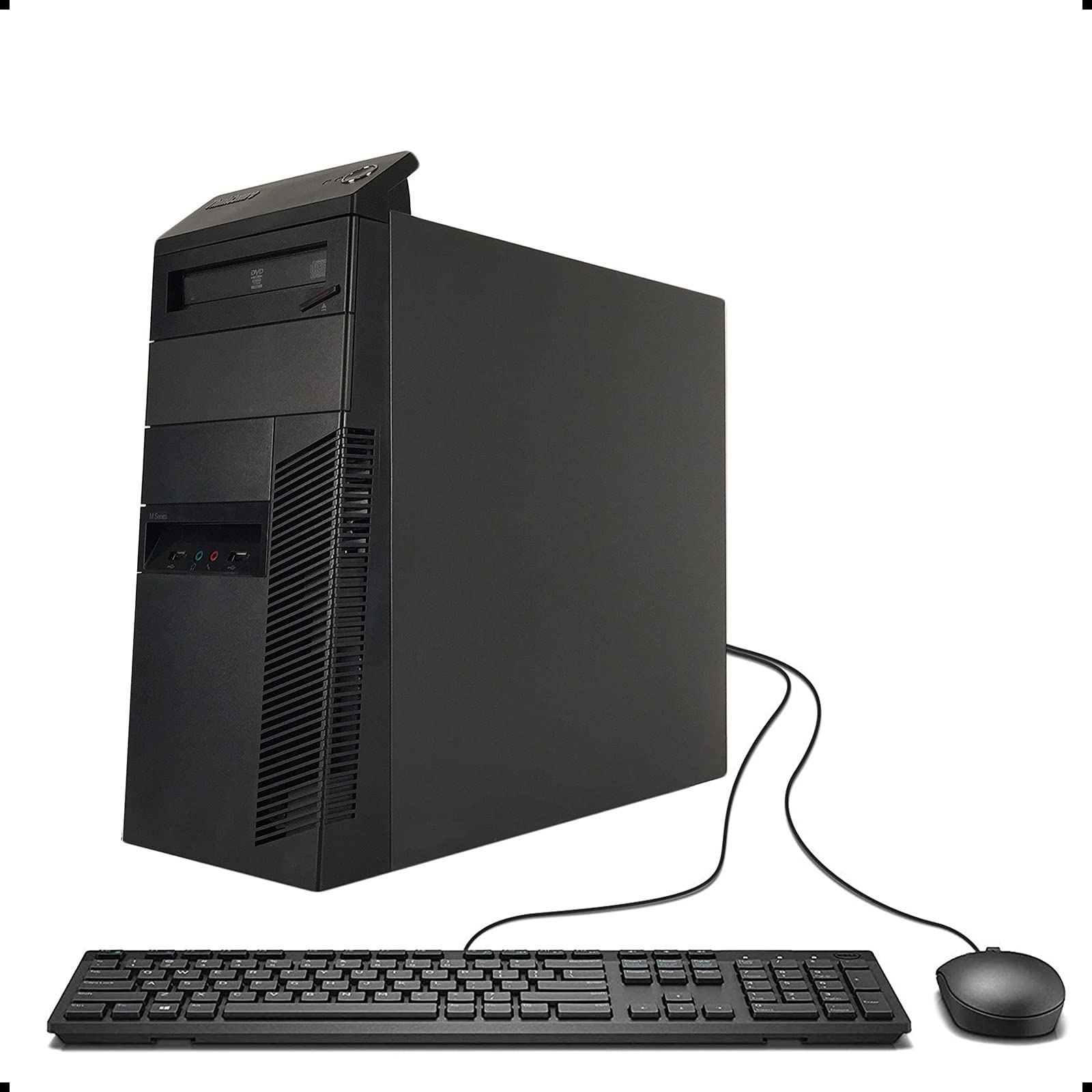 Lenovo ThinkCentre Business Computer, Intel Core i5, 16G DDR3, 512G SSD, 2T, VGA, DP, WiFi, BT 4.0, DVD, Win 10 64 Bit-Multi-Language(CI5)(Renewed)