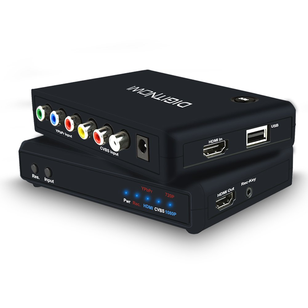 DIGITNOW Video Capture Card Audio capture card Video USB Converter 1080P HDMI Video Vhs Digital Converter/Recorder for PS4, Xbox One/Xbox 360,LiveTV,PVR DVR