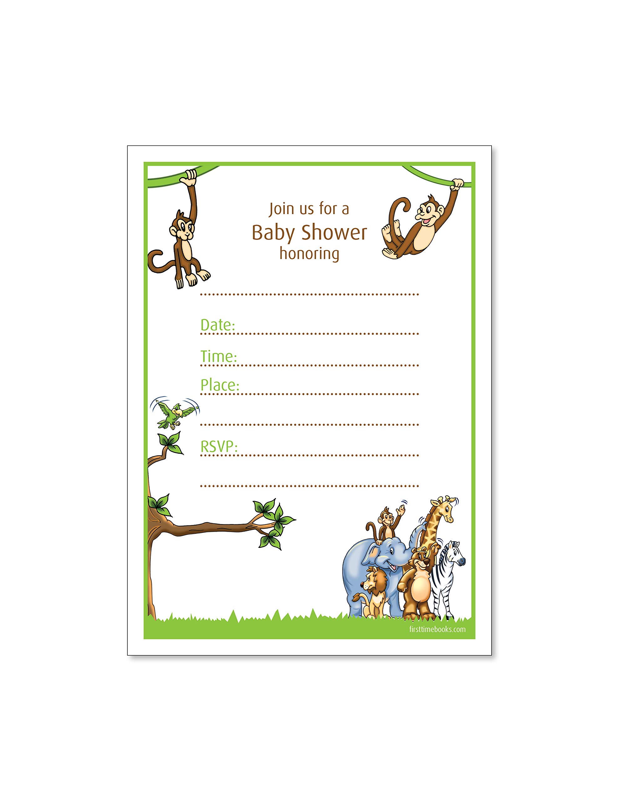 Personalized 30 Baby Shower Invitations Boy or Girl (with Envelopes) - Gender Neutral