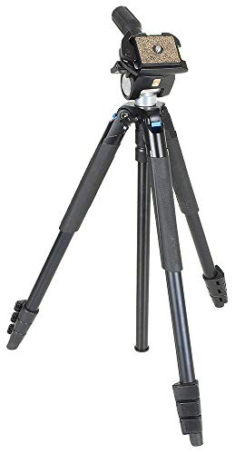 SLIK Sprint PRO III Travel Tripod EZ w/SH-707E 2-Way Head for Mirrorless/DSLR Sony Nikon Canon Fuji Cameras and More - Black (611-853)