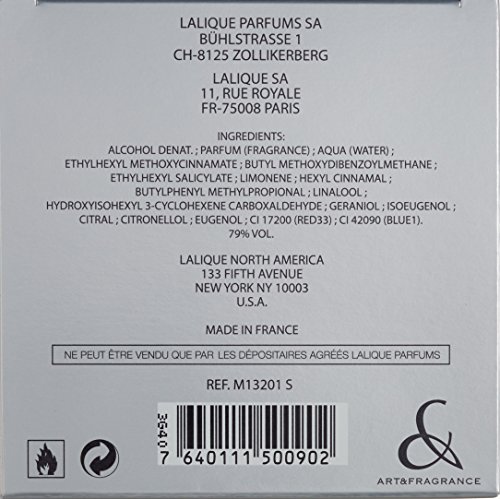 Encre Noire Sport Lalique EDT Spray 3.3 oz Men