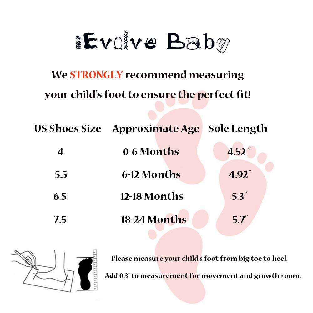 iEvolve Baby Leather Shoes Soft First Walker Shoes Crib Shoes Moccasins for Toddlers(Red Owl, 12-18 Months)