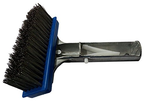 Aquatix Pro Heavy Duty Pool Brush, Durable 5" Swimming Pool Cleaner Brush Best for Tackling Stubborn Stains, Aluminium Handle & Stainless Steel Bristles, Suitable for Concrete & Gunite Pools.