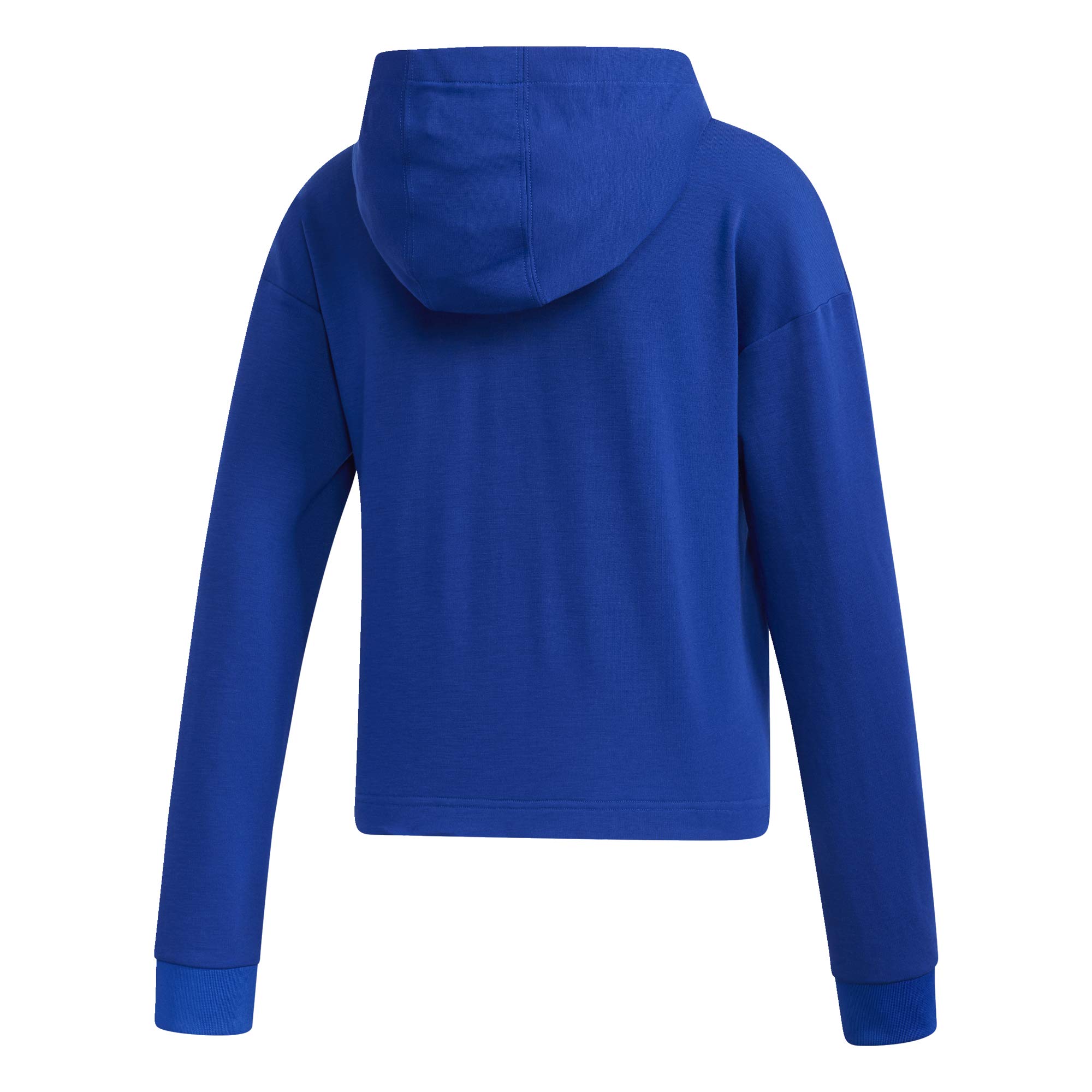 adidas womens Farm Hooded Track Top Team Royal Blue/White Large