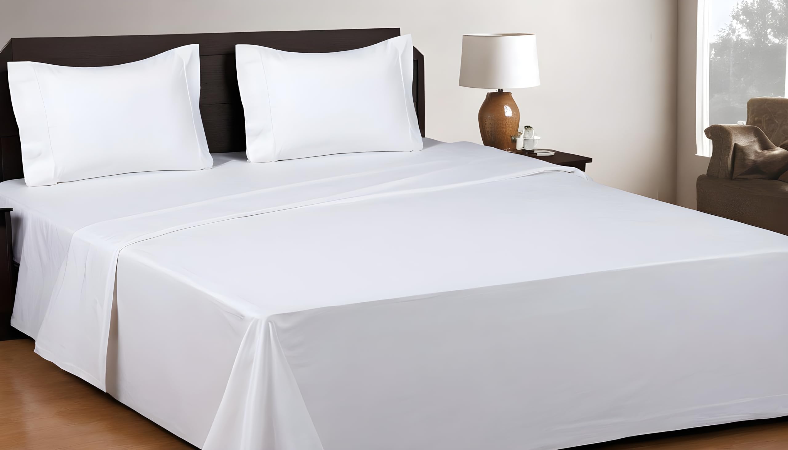 Linenwalas Crib Mattress Protector Waterproof 2 pc Pack, Rayon Derived from Bamboo Terry Ultra Soft Fitted Sheet Cooling Mattress Cover(Crib Size 28"x52", Pack of 2)
