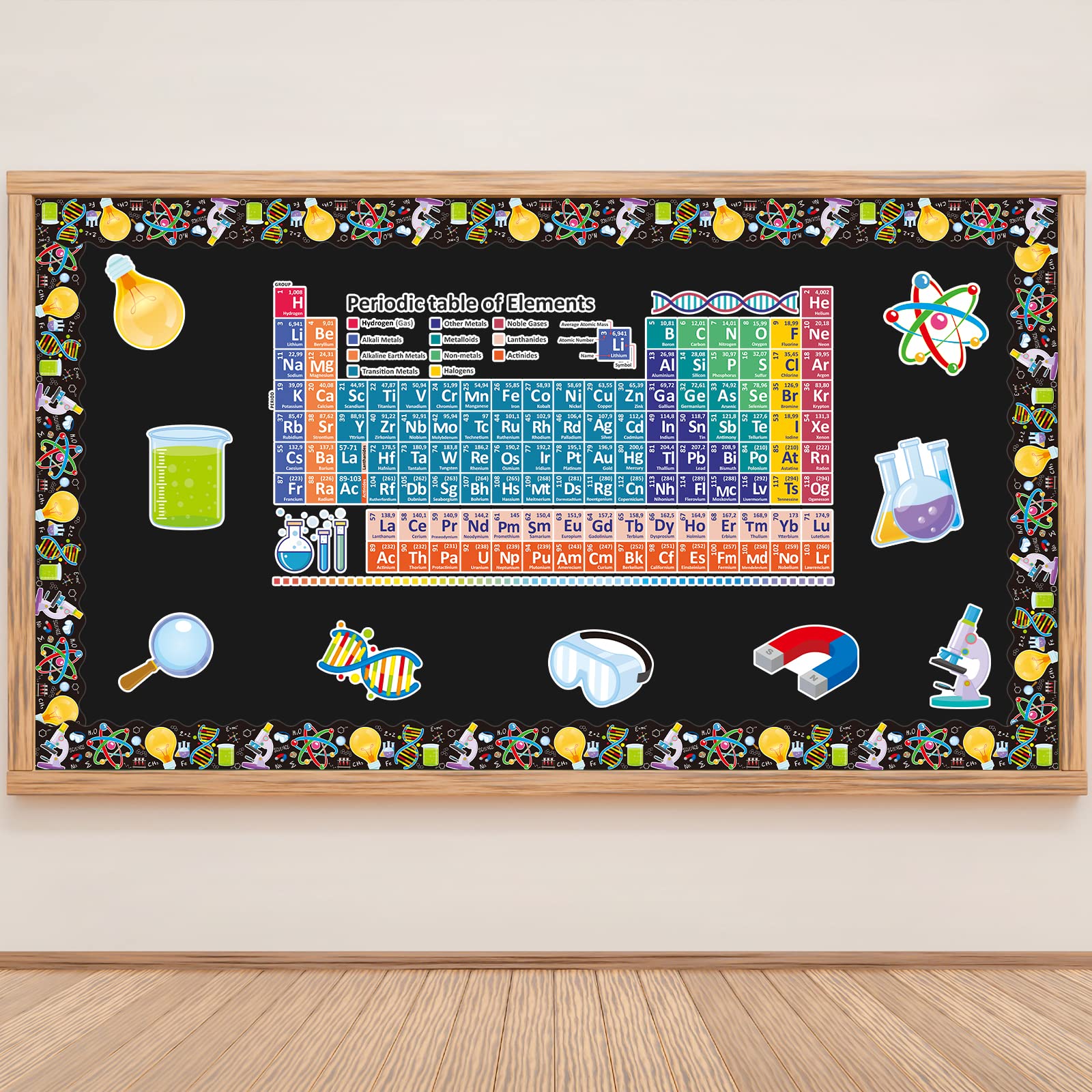 72 Feet Science Bulletin Board Borders Science Lab Border for Classroom Décor Back to School Office Party Decorations