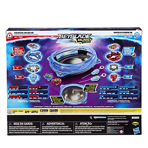 BEYBLADE Burst Surge Speedstorm Volt Knockout Battle Set β Complete Battle Game Set with Beystadium, 2 Battling Top Toys and 2 Launchers