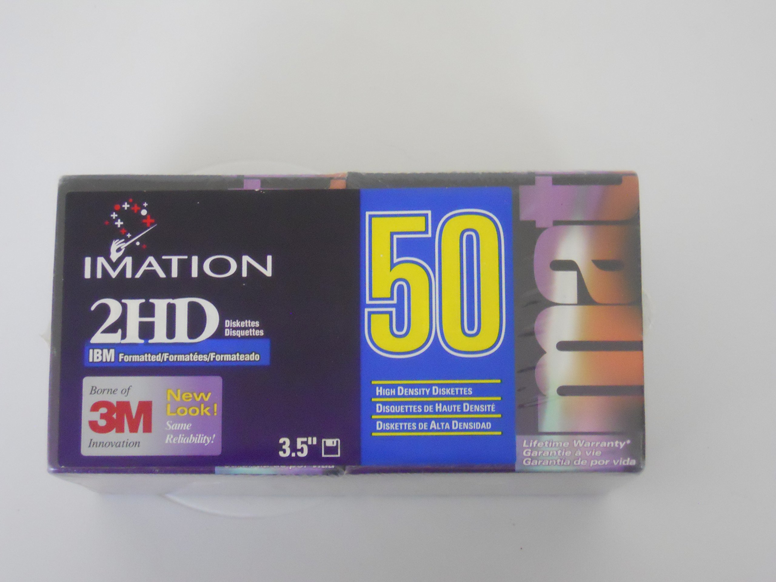 Imation 2HD 3.5" Diskettes Pack of 50 1.44 MB