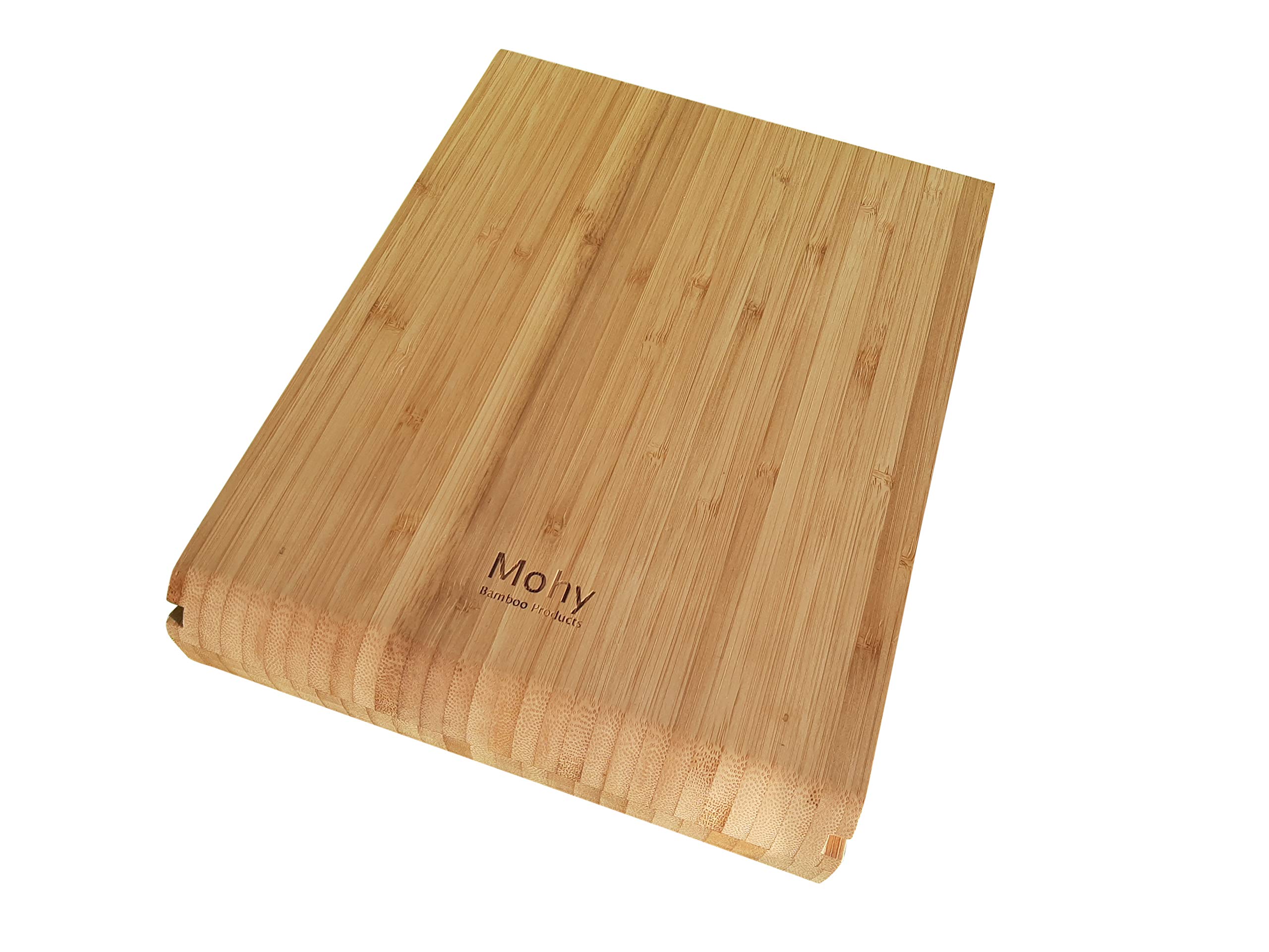 Premium Bamboo Cheese Board with Stainless Steel Knife Set and Ceramic Cups | Great Gift Idea | Size 13.3'' x 13.3'' x 2.2''
