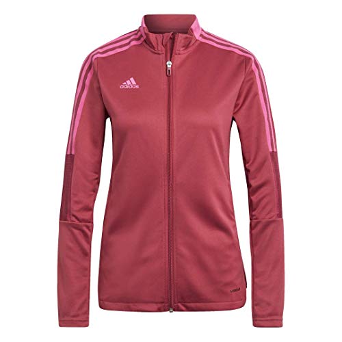 adidas womens Tiro 21 Track Jacket Wild Pink Small