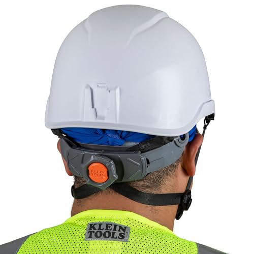 Klein Tools CLMBRSPN Safety Helmet Suspension, Replacement Part for Klein Tools Safety Helmets with Ratchet Knob and Pivot Adjustment