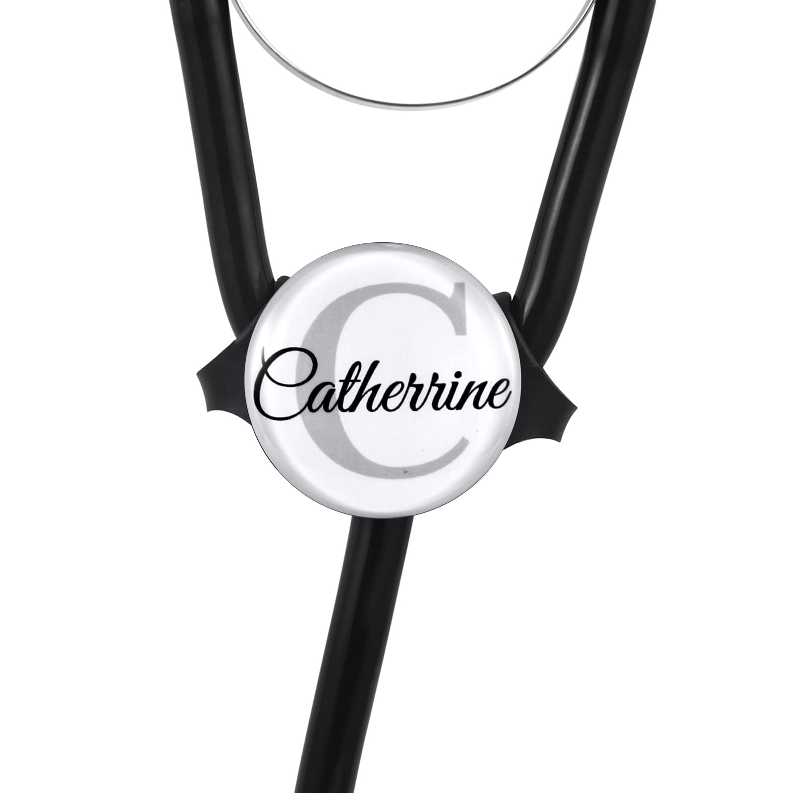 Stethoscope Name Tag, Personalized Stethoscope ID Charm with Text, Medical Stethoscope Accessories, for Nurse Doctor