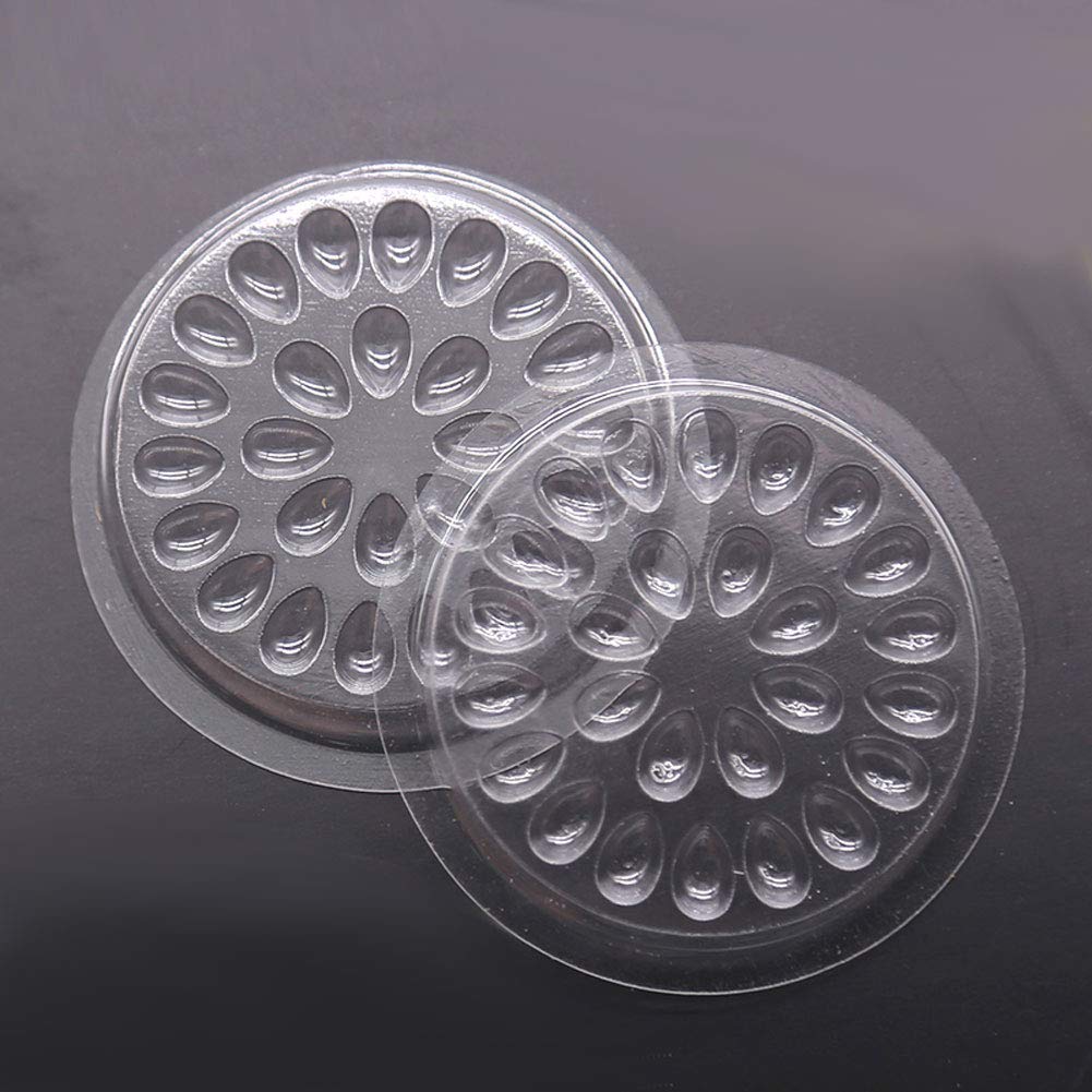 Kukiwhy 100 Pcs Eyelash Glue Holder False Eyelashes Glue Holder Eyelash Extension Glue Holder Pallet Pads