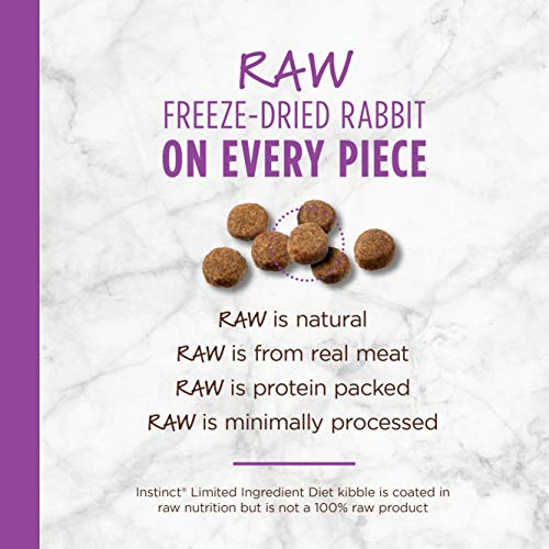 Instinct Limited Ingredient Diet Grain Free Recipe with Real Rabbit Natural Dry Cat Food, 10 lb. Bag