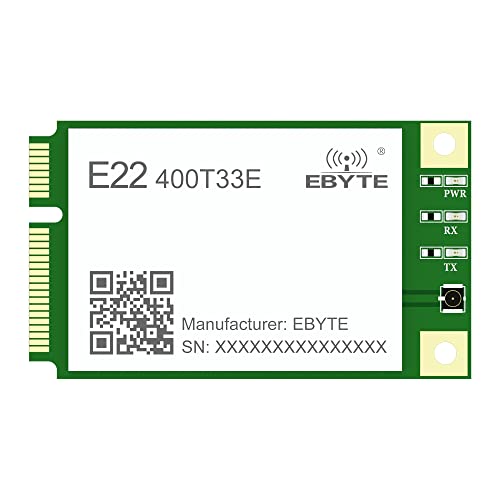 433MHz 470MHz Lora Wireless Module E22-400T33E 33dbm 12KM Mini PCI-e UART RS485 RS232 USB LBT RSSI Relay Networking