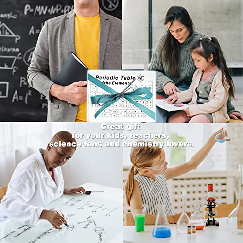 BEWITU Periodic Table with Real Elements Inside, Acrylic Periodic Table with Flannel Bag, Large Periodic Table of Elements, Chemistry Gifts for Kids Adults Teacher(8.3" x 5.5")