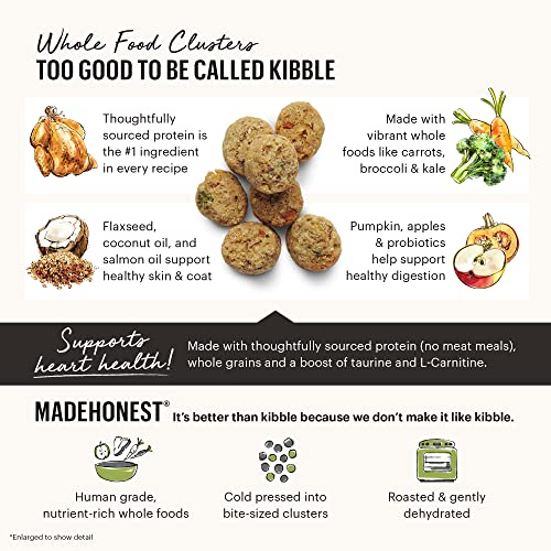 The Honest Kitchen Whole Food Clusters Whole Grain Chicken & Oat Dry Dog Food, 1 lb Bag