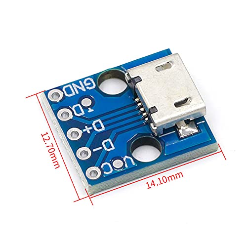 5Pcs CJMCU Micro USB Board Power Adapter 5V Breakout Switch Interface Module for Arduino