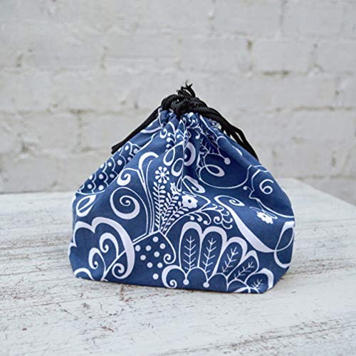 UPKOCH 3pcs Lunch Tote Bag Japanese Drawstring Bento Pouch Portable Bento Storage Bag Lunch Handy Bags for Outdoor Office School