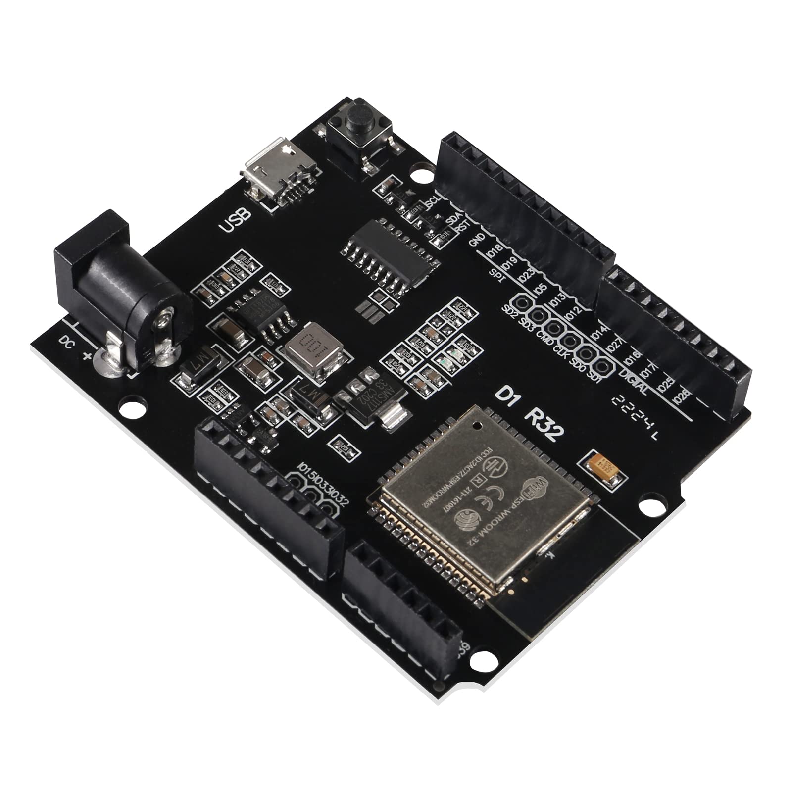 5Pcs ESP32 ESP-32 WiFi Bluetooth Board Module CH340 4MB Flash with Micro USB Development Board