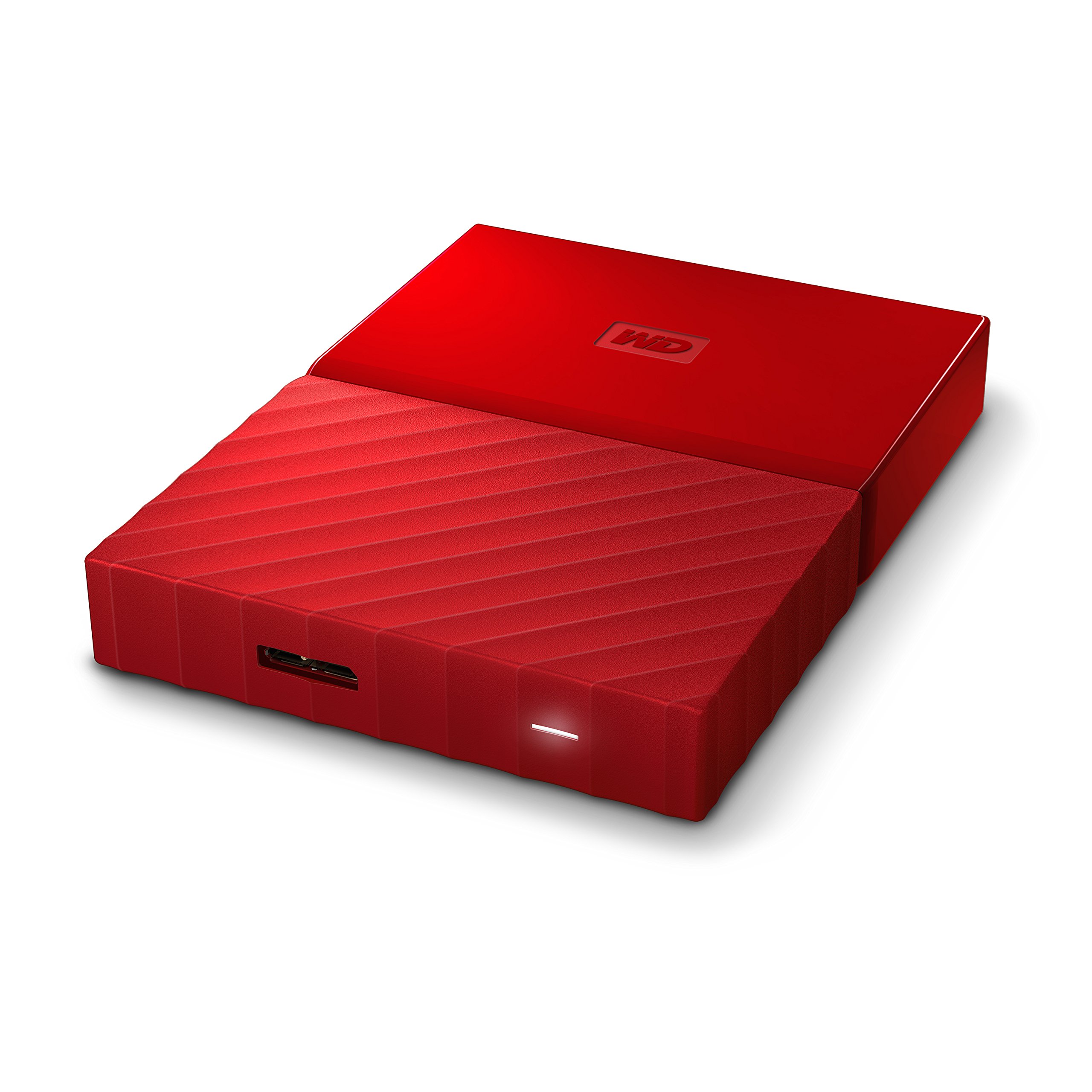 WD 3TB Red My Passport Portable External Hard Drive - USB 3.0 - WDBYFT0030BRD-WESN (Renewed)