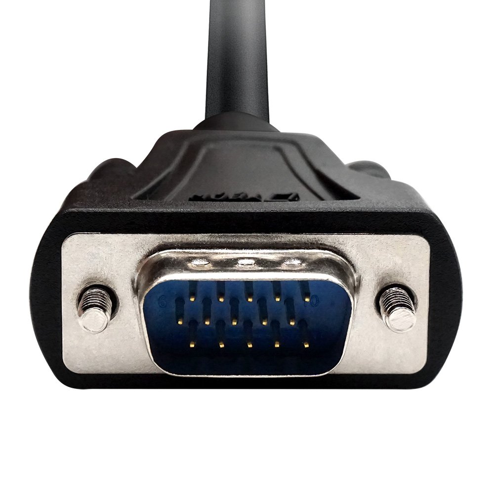 DTech 3 Feet SVGA VGA Computer Monitor Cable Male to Male Supports 1080p High Resolution (1 Meter, Black)