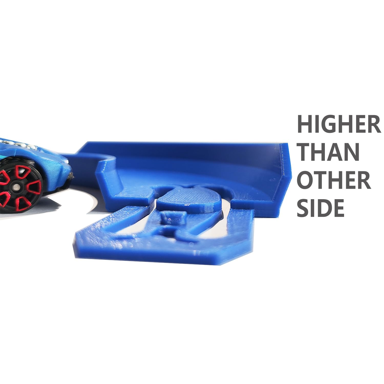 ARSUNOVO Racetrack Connectors Compatible with Hot Wheels,90 Degree Banked Turn,4 Packs，Upgrade Edition