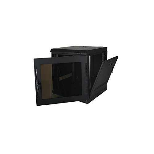 Quest Manufacturing Wall Enclosure, Front/Side Access, 9 Unit, 20"H x 21"W x 20"D, Black (WM2019-09-02)