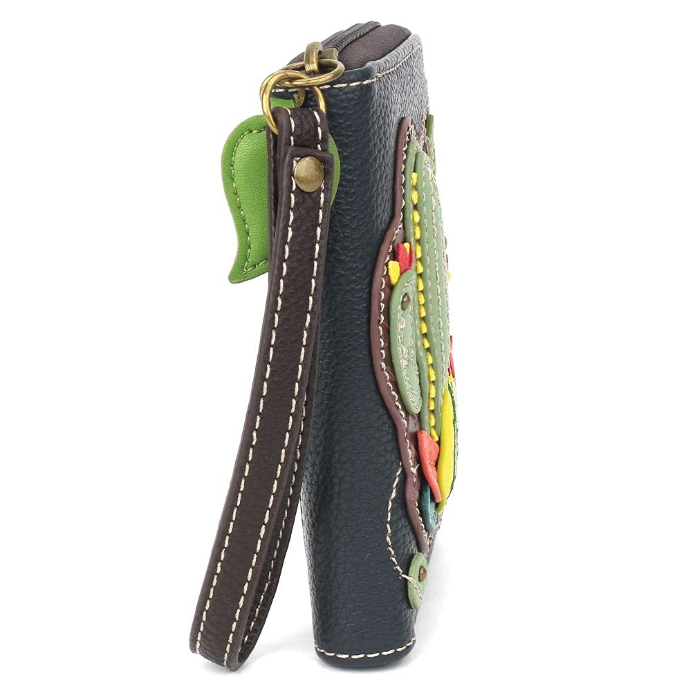 Chala Handbags Cactus Zip-Around Wristlet Wallet