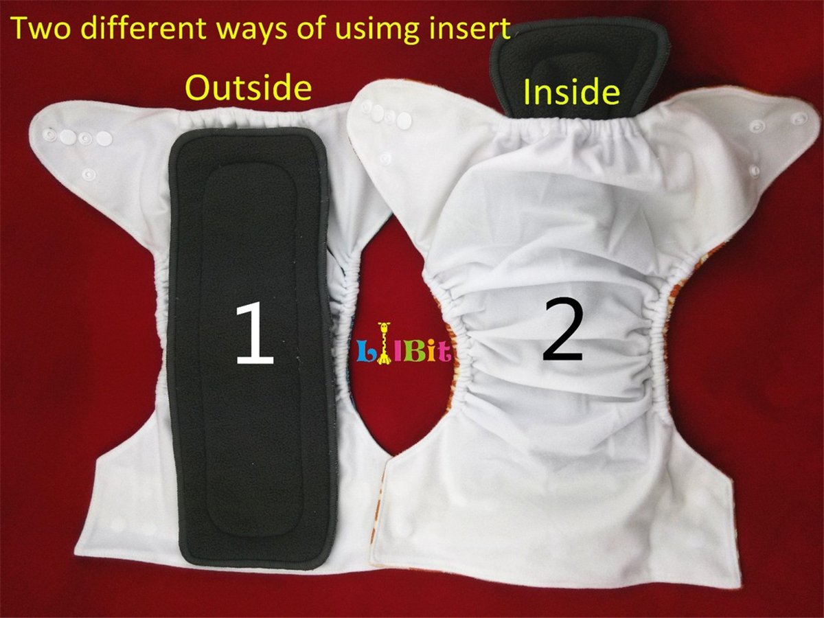 LilBit Baby Reusable Pocket Cloth Diapers (YMXZH6K05)