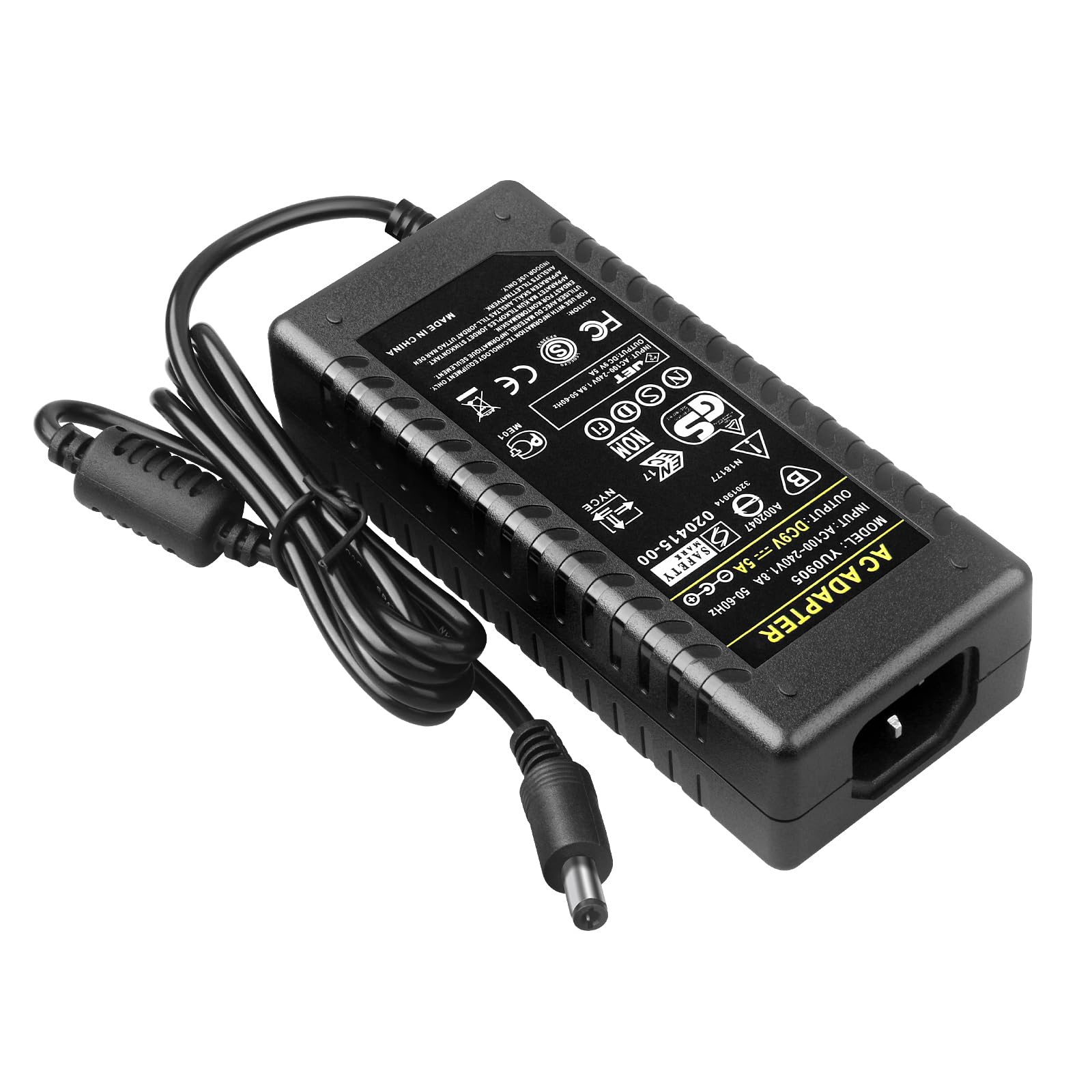 LeTaoXing 9V 5A Power Adapter Supply AC 100V~240V to DC 9 Volt 45W 5amp 9V/5A Converter Transformer with 5.5x2.5mm Plug Cord for Electrical Products