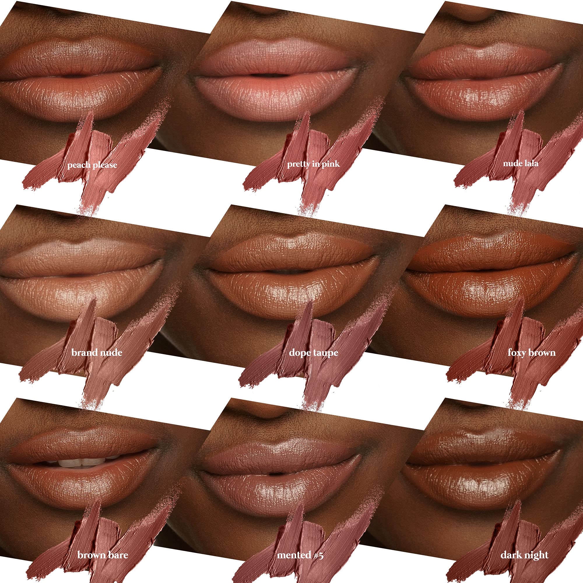 Mented Cosmetics Nude Lipstick for Women, Semi-Matte Long-Lasting Lip Stick, Moisturizing Vegan, Paraben & Cruelty-Free, Enhances All Complexions, Perfect for Everyday Makeup, Mented No. 5