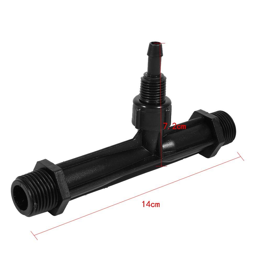 Samfox Garden Irrigation Tube, Ozone-Water Mixer Injector, Agriculture Water Device Plastic Tube for Irrigation Systems(1/2 inch)