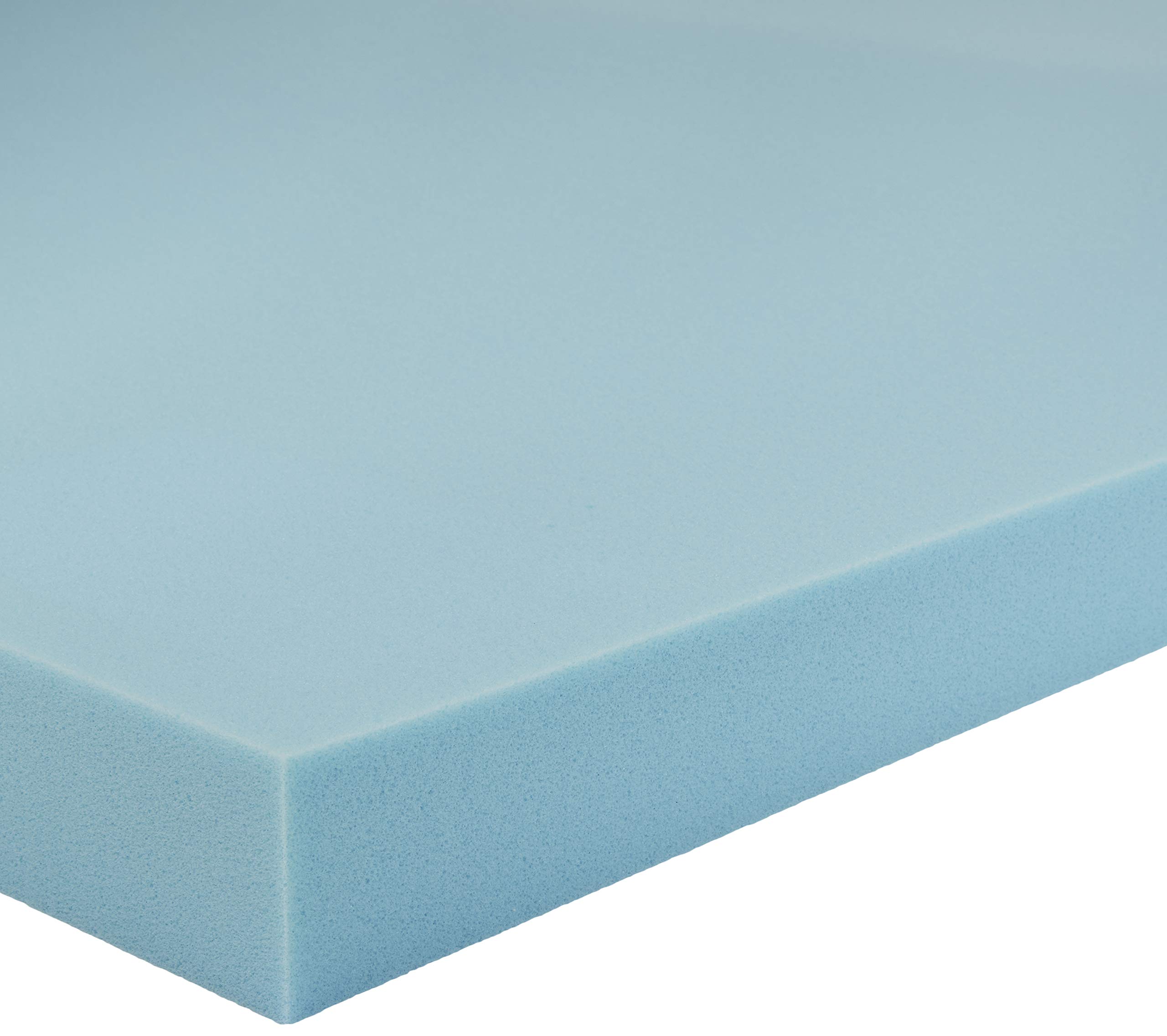Amazon Basics Cooling Gel-Infused Memory Foam Mattress Topper, CertiPUR-US Certified, 3 Inches, Queen, Blue