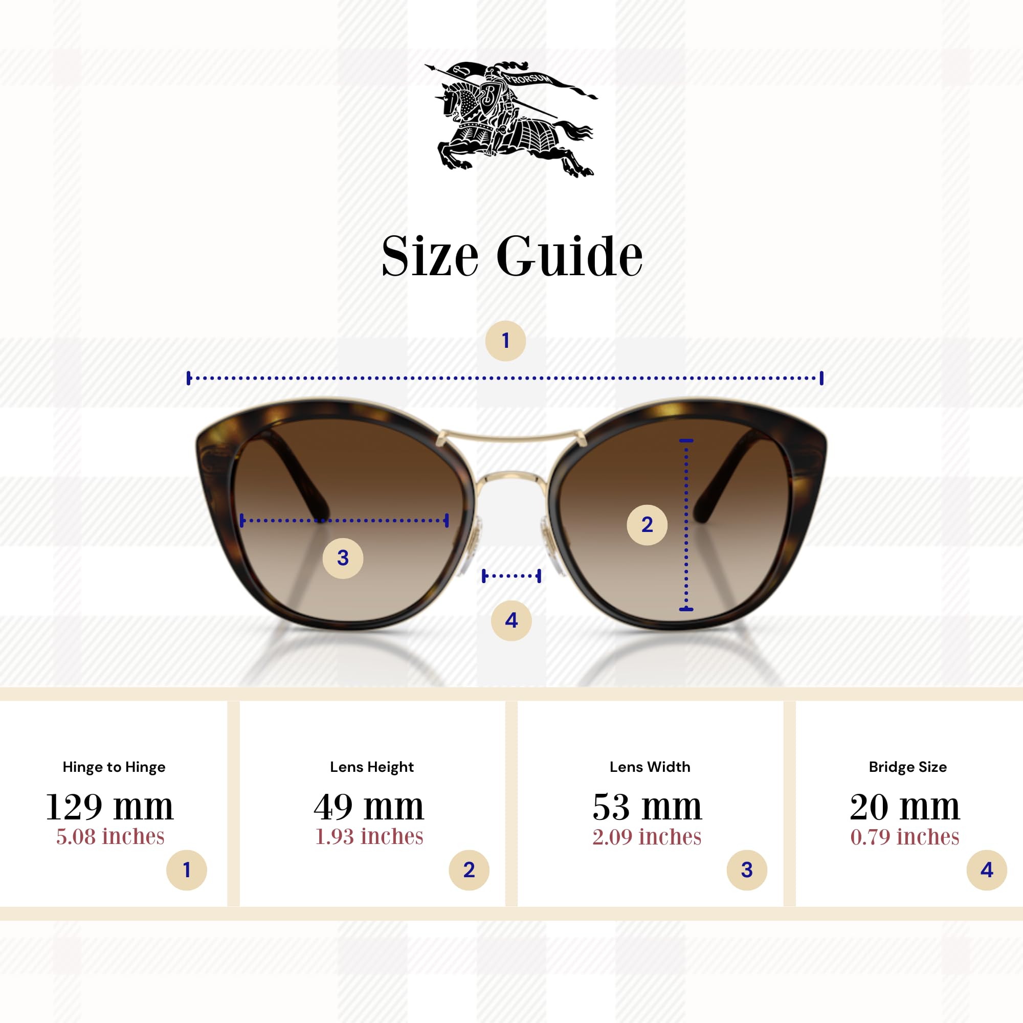 BURBERRY BE4251Q 300213 53M Dark Havana/Brown Gradient Round Sunglasses For Women+ BUNDLE With Designer iWear Eyewear Kit