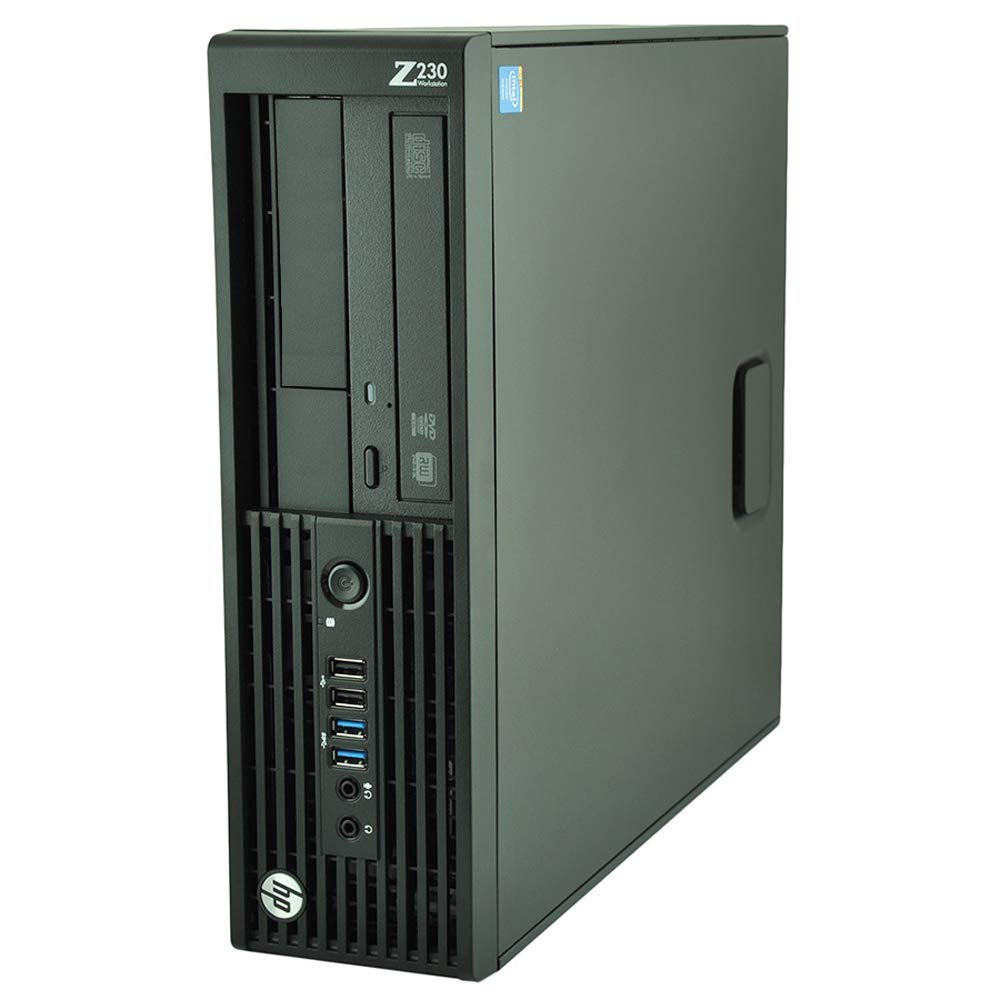 HP z230 Workstation SFF Business Desktop Computer, Core i7 4790 Up to 4.0Ghz, 16GB RAM, 120GB SSD, DisplayPort, USB 3.0, Windows 10 Pro (Renewed)